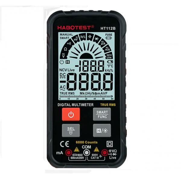 Habotest HT112B οικονομικό μικρό smart πολύμετρο ποιότητας