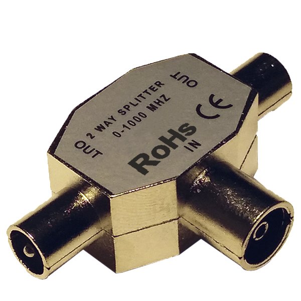 Splitter ADP 15TV FMM Διακλαδωτής τύπου T της Pro.fi.con 2 εξόδων PAL ...