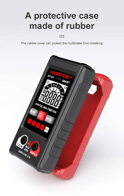 HABOTEST HT123 οικονομικό μικρό ψηφιακό SMART πολύμετρο