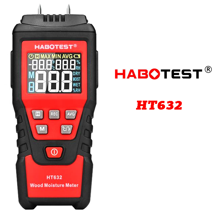 HABOTEST HT632 αξιόπιστο οικονομικό υγρασιόμετρο επιφανειών