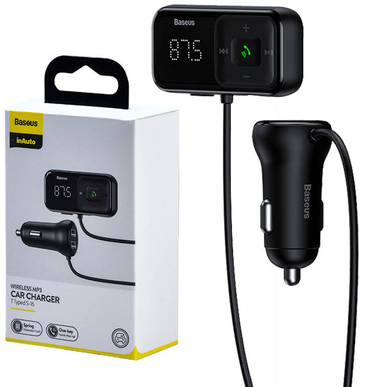 BASEUS CCMT000201 bluetooth hands free φορτιστής αυτοκινήτου