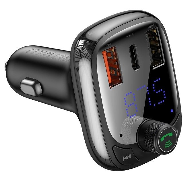 Baseus CCTM-B01 Bluetooth οικονομικός έξυπνος γρήγορος φορτιστής αυτοκινήτου