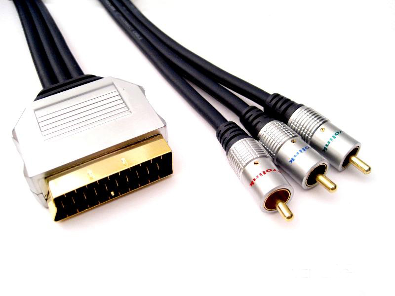 ΚΑΛΩΔΙΟ SCART ΣΕ COMPONENT (3XRCA RGB) PROLINK TCV-7422 1,5M