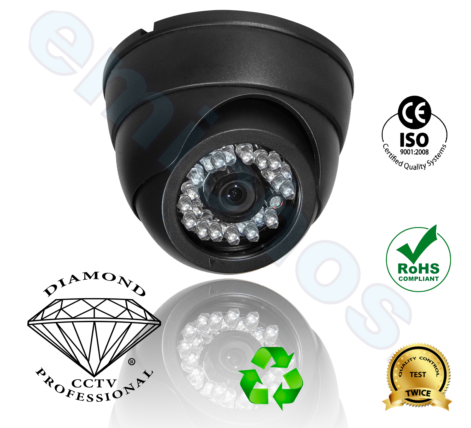 DMD119 της Diamond μικρή κάμερα dome οροφής IP65 αντιβανδαλιστική ...