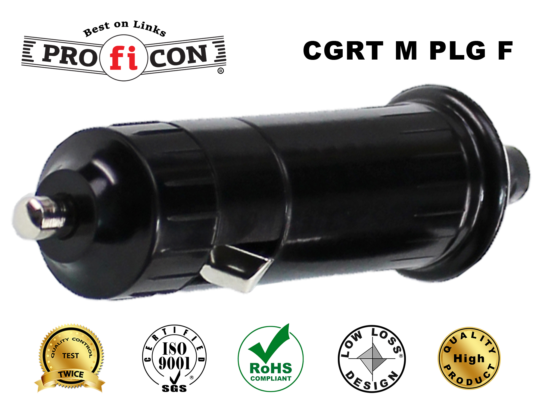 CGRT M PLG Pro.fi.con cigarette male car plug οικονομικό αρσενικό φις ...