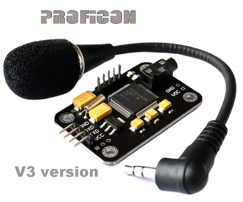 Proficon VRM1 V3 Voice Recognition Module Arduino πλακέτα φωνητικών εντολών